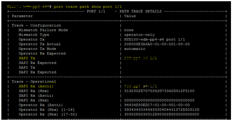 Waveserver Ai:How to trace the path in Waveserver Ai